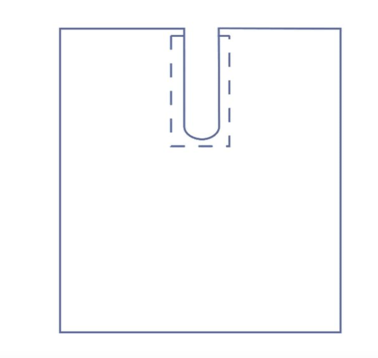 IDE1015 clear split drape - Vetlig